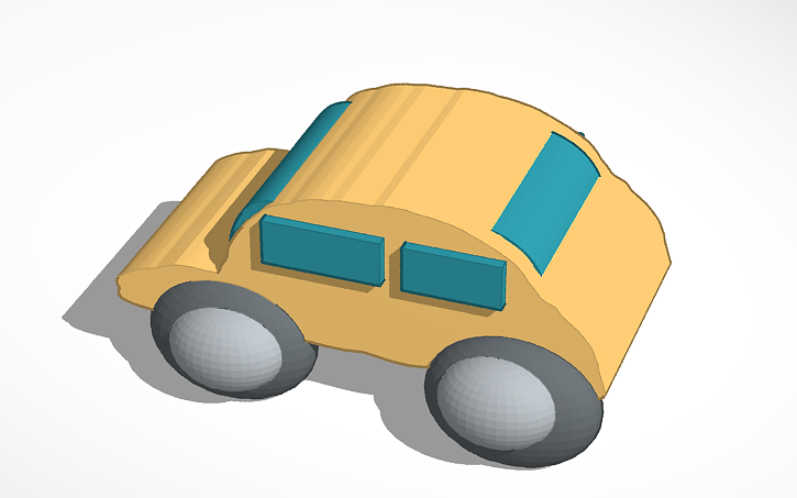 3D design Scribble Car - Tinkercad