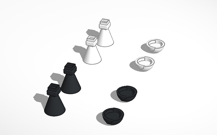 3D design Wobbly Rook (Castle) - Tinkercad