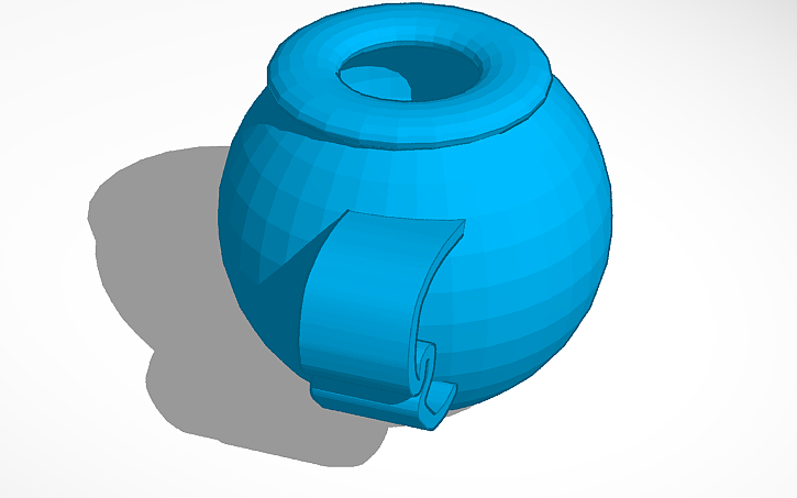 3D design Potted Pot | Tinkercad