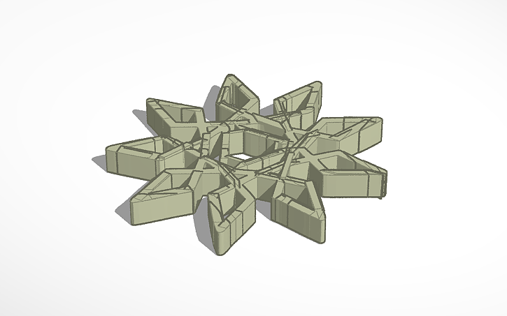 3D design Snowflake | Tinkercad