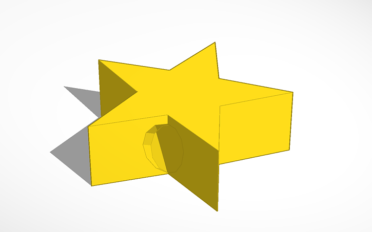 3D design star - Tinkercad