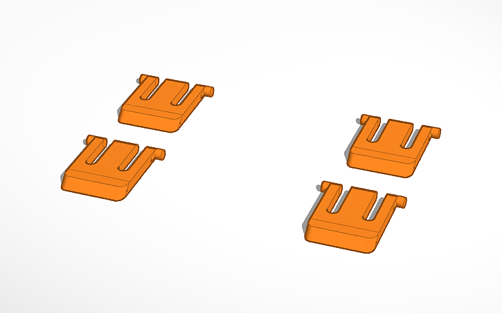 3D design Logitech K270 Keyboard Legs - Tinkercad