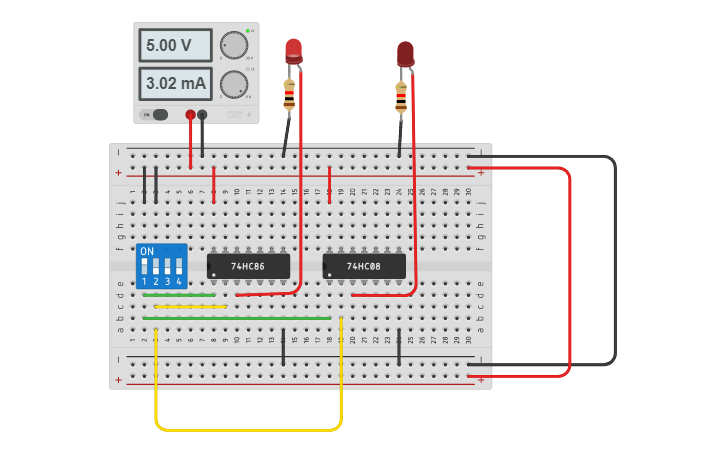 Circuit Design 4th Expt Using Basic Gates Tinkercad