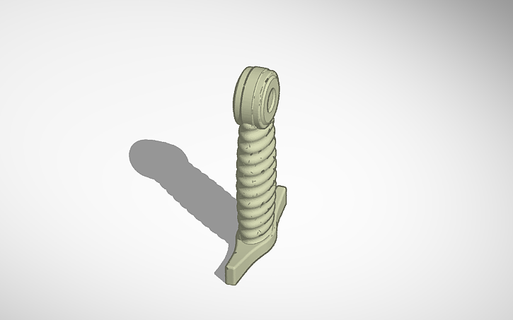 3D design collapsing dagger - Tinkercad