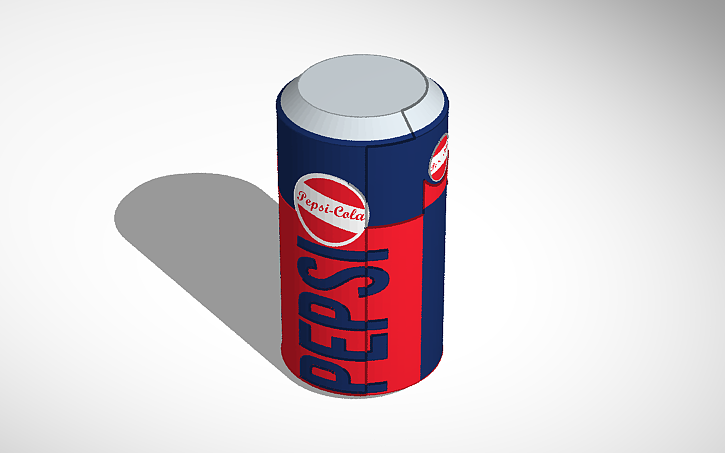 3D design UGTR/USDR Pepsi-Cola (soft drink) - Tinkercad