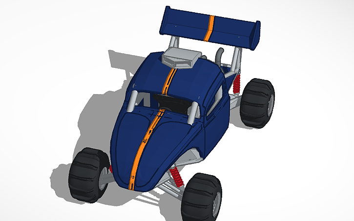3D design Baja buggy V2 - Tinkercad