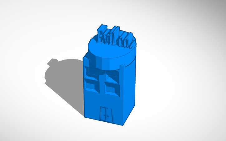 3D design Building - Tinkercad