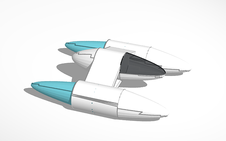 3D design Space Ship - Tinkercad