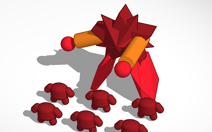 3D design MAGMA MONSTER AND MAGMA MINIONS | Tinkercad