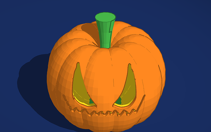 3D design Jack-O-Lantern #Tinktober - Tinkercad