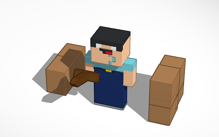 3D design NOOB minecraft - Tinkercad