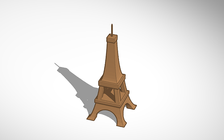 3D design Lattice tower - Tinkercad