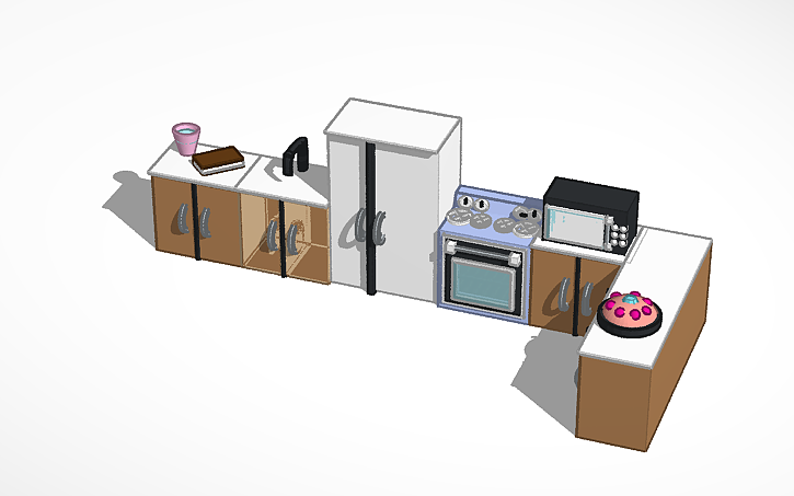 3D design Kitchen - Tinkercad