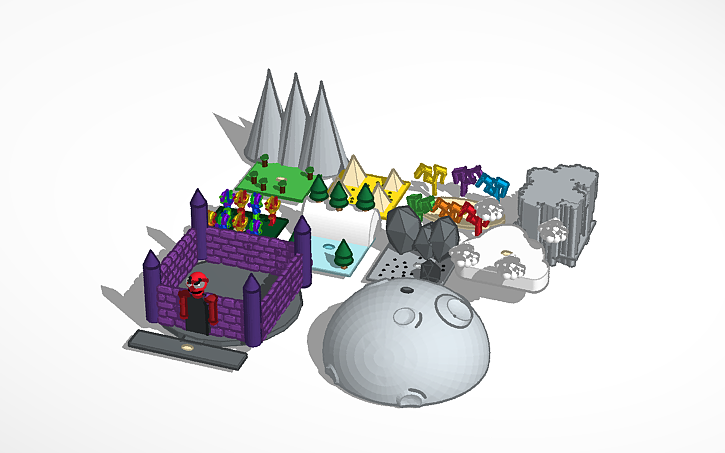 3D design Map Screen from SVDB | Tinkercad