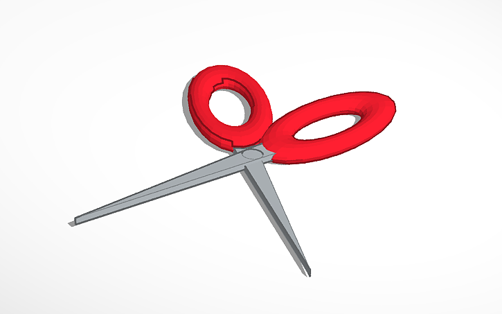 3D design Scissors - Tinkercad