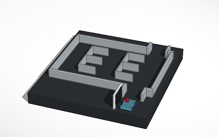 3D design Smart Parking Lot - Tinkercad