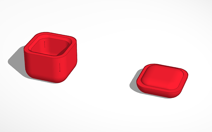 3D design Rounded Box - Tinkercad