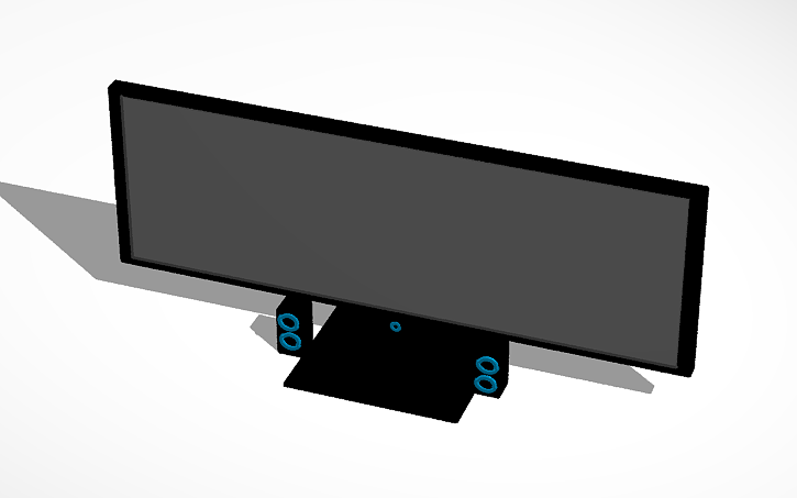 3D design Screen Ultra Wide (For Pc) - Tinkercad