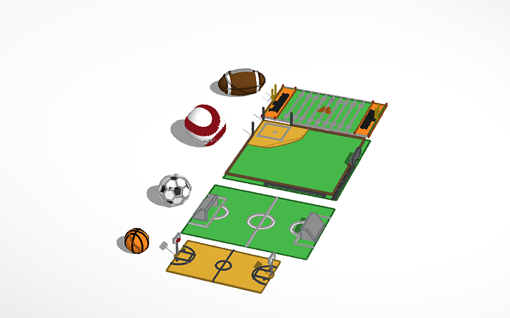 3D design sports - Tinkercad