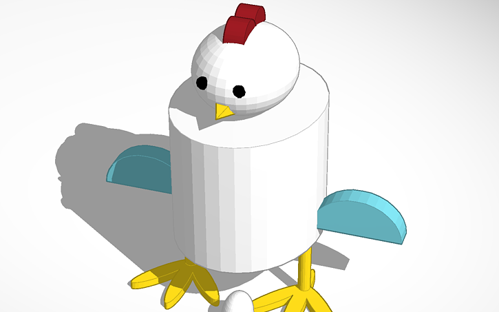 3D design Chicken | Tinkercad