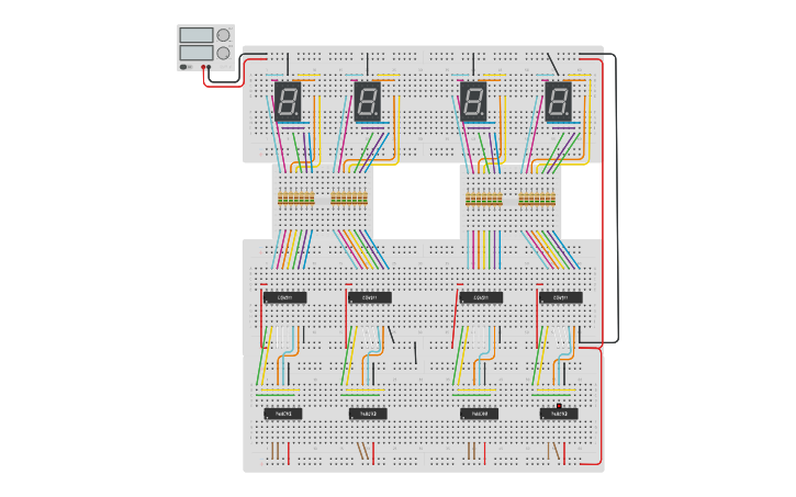 Circuit design Display | Tinkercad