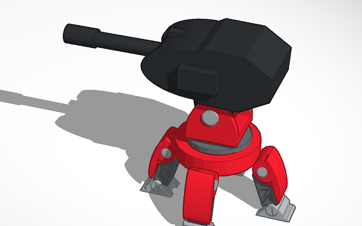 3D design Torbjorn Turret - Tinkercad