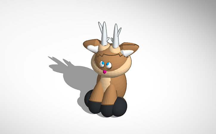 3D design Reindeer - Tinkercad