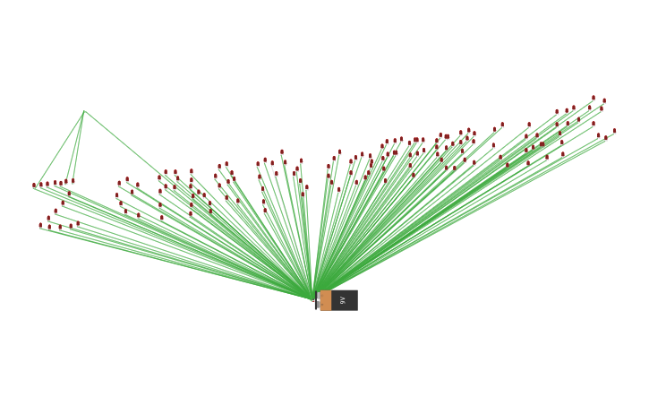Circuit design lights - Tinkercad