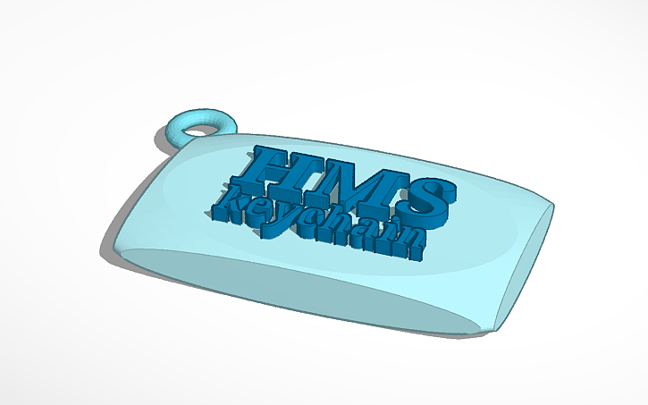 3D design HMS keychain | Tinkercad