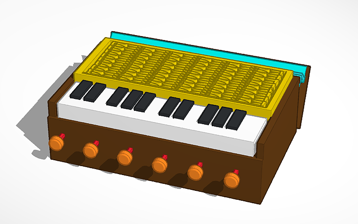 3D design Harmonium - Tinkercad