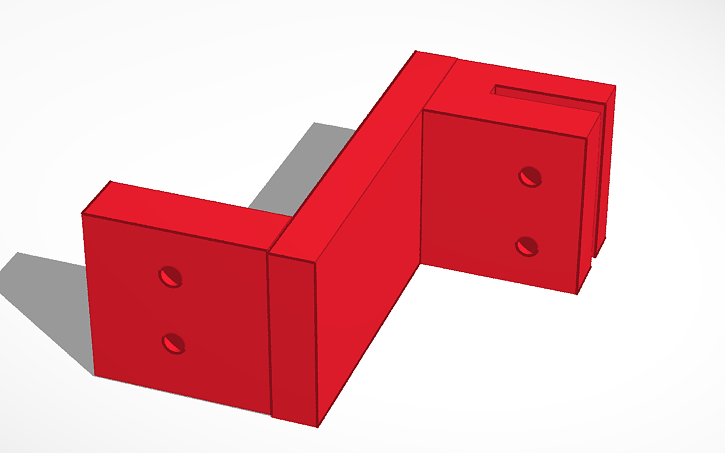 3D design Score Board Mounts - Tinkercad