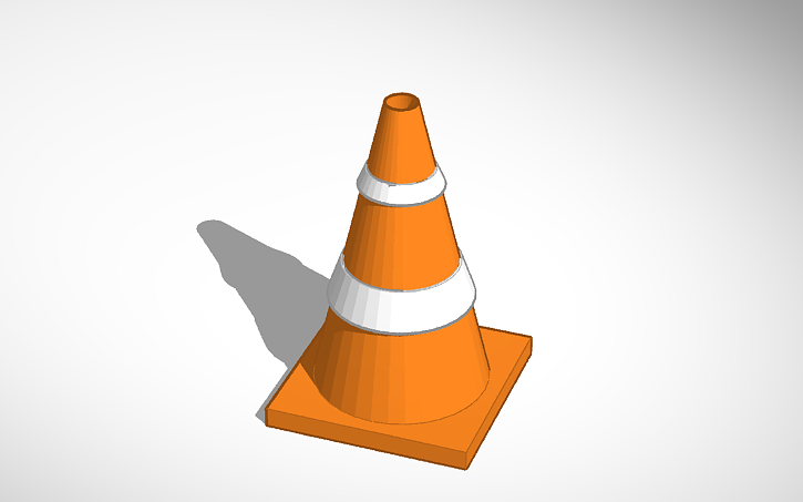 3d Design Traffic Cone Tinkercad