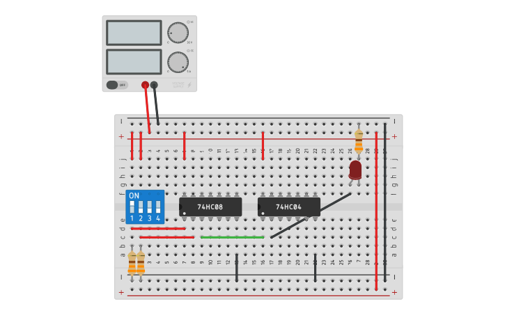 Circuit design lab1.3 | Tinkercad