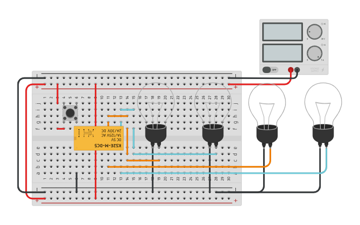 Circuit design Ejercicio 2 (19-08-24) - Tinkercad