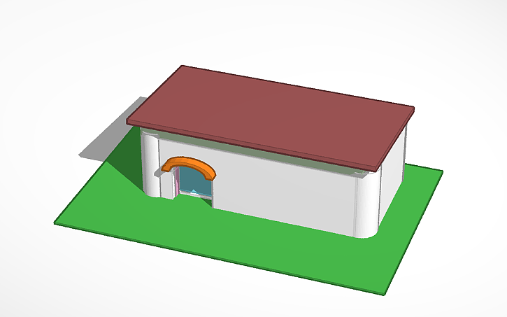 3D design Heat Insulationed Dog House - Tinkercad