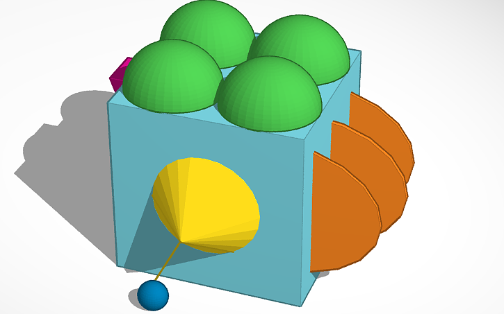 3D design Fidget Cube Design - Tinkercad
