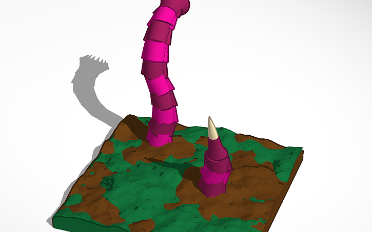 3D design Alien Worm | Tinkercad