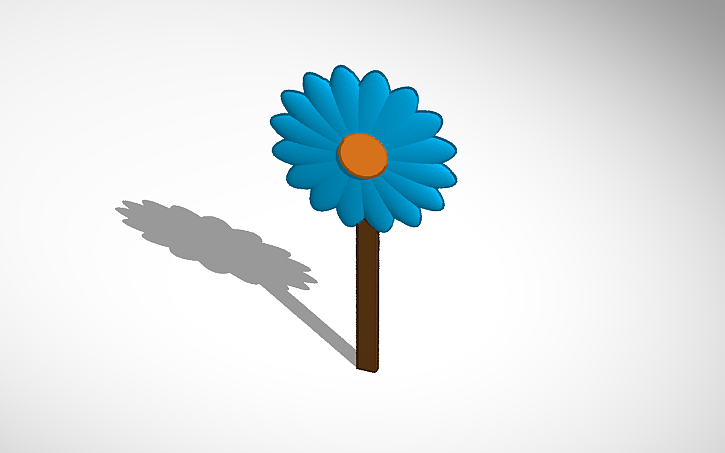 3D design Flower - Tinkercad