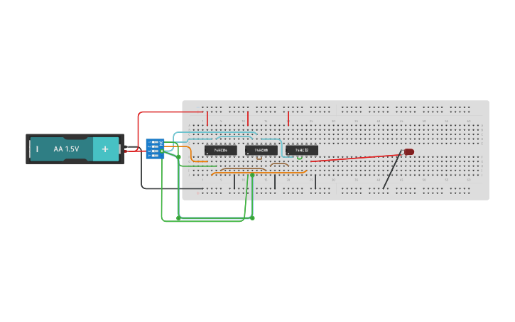 Circuit design Trabajo Practico Simplificacion 1 | Tinkercad