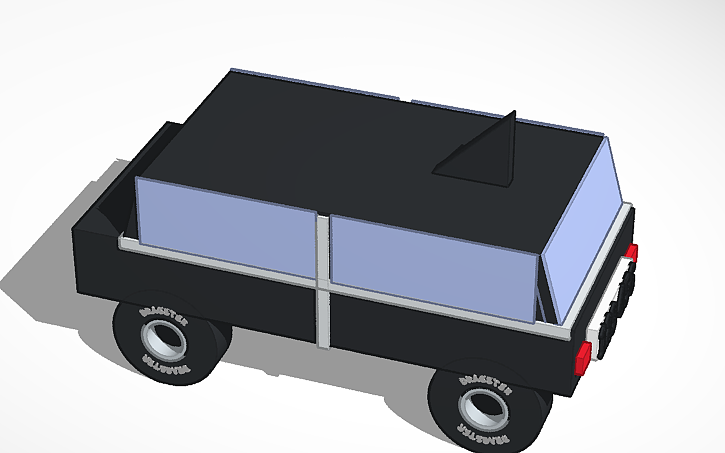 3D design A simple car - Tinkercad