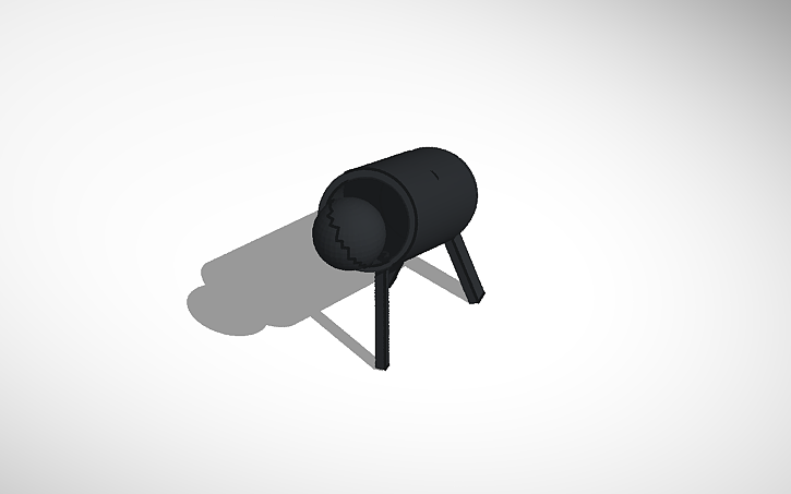3D design cannon | Tinkercad