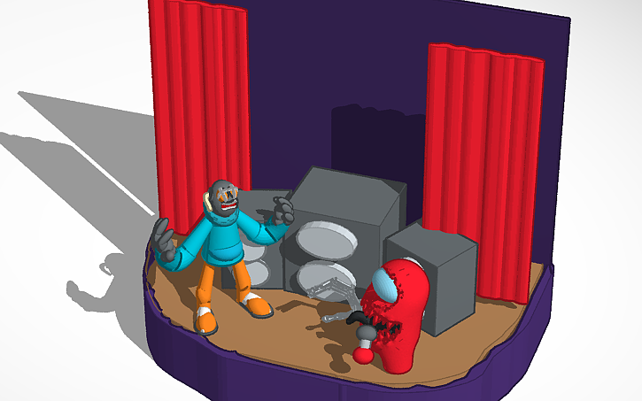 3D design FNF Whitty VS Impostor PHASE 2 - Tinkercad