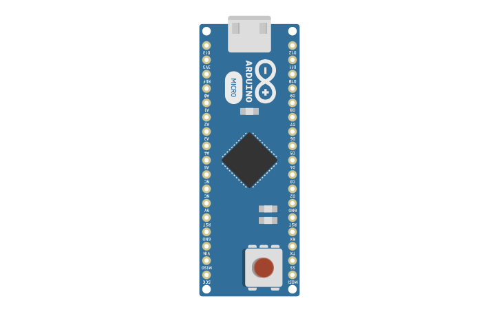 Circuit Design Arduino Micro Custom Board Tinkercad