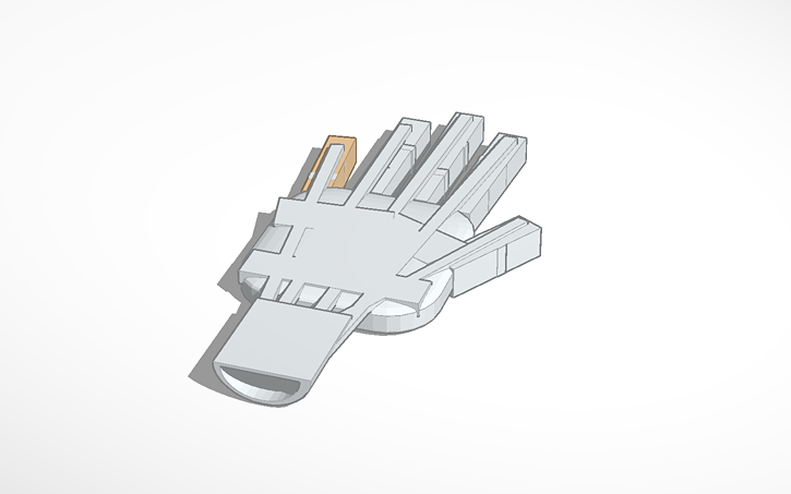 3D design Prosthetic Hand lazear - Tinkercad