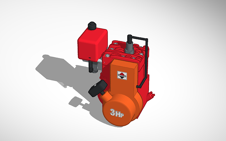3D design briggs and stratton engine - Tinkercad