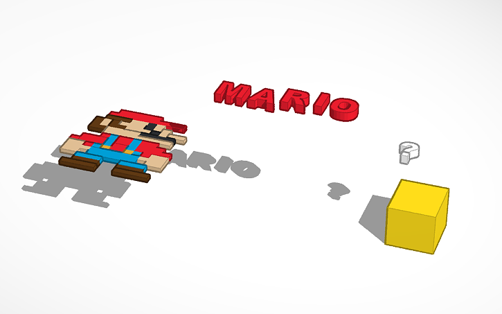 3D design Mario | Tinkercad