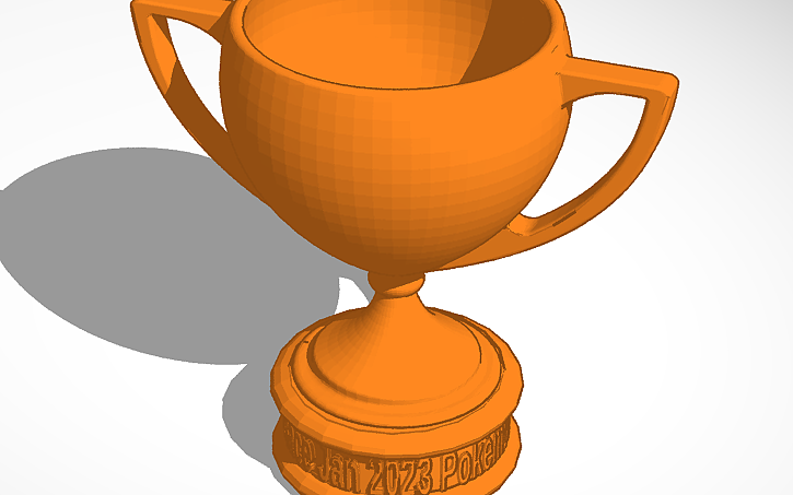 3D design trophy - Tinkercad