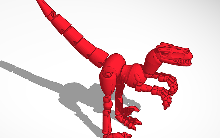 3D design T-REX skeleton | Tinkercad