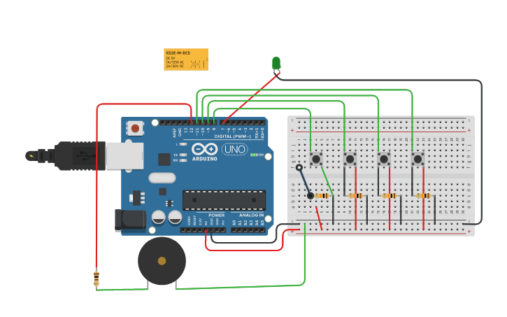 Circuit design Arduino Simple Timer (using for my Micro Wave) | Tinkercad