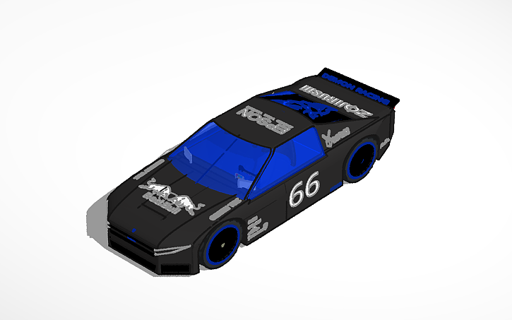 3D design A "Futuristic" Nascar V - Tinkercad